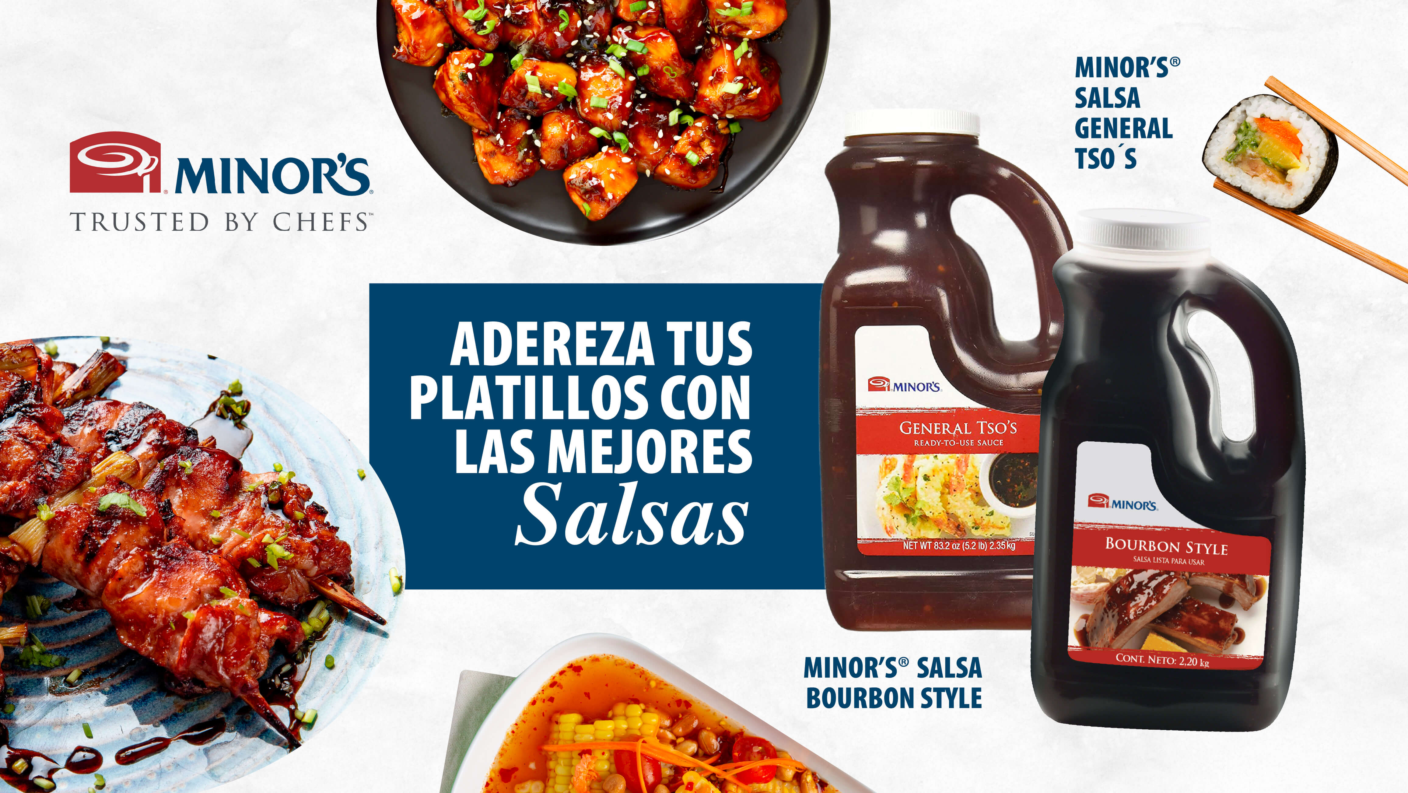 MINORS® Salsas listas para usar Nestlé Professional