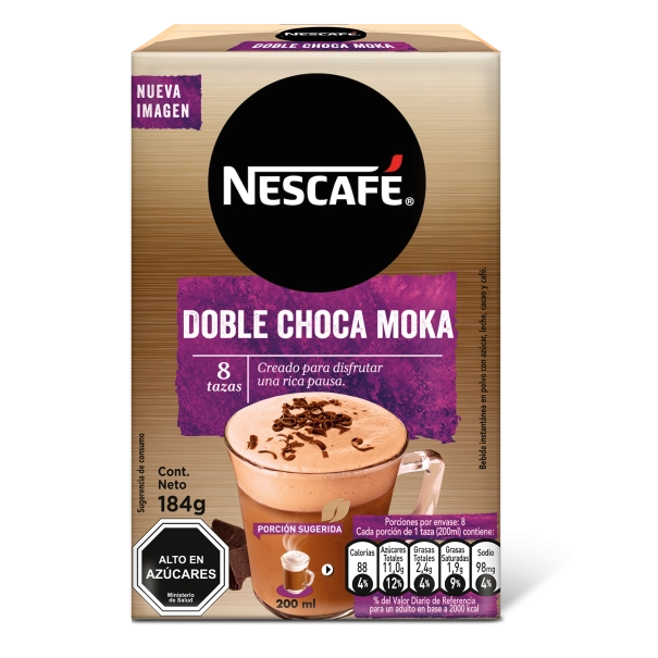 Nescafé Doble Choca Moka 184g 8 sobres | Nestlé Professional