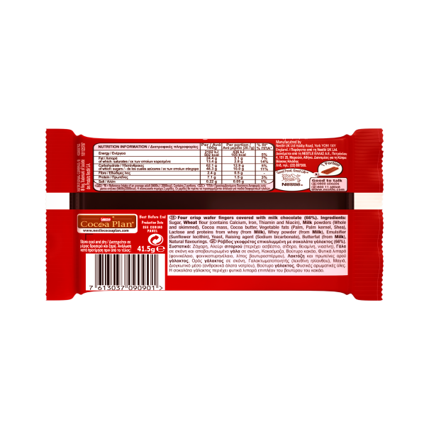 Chocolate Nestlé® KitKat® 4 Finger | Nestlé Professional