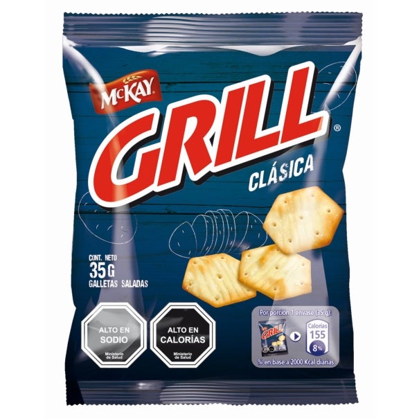 Galletas Saladas Grill McKAY️® en bolsa por mayor de 42x35g