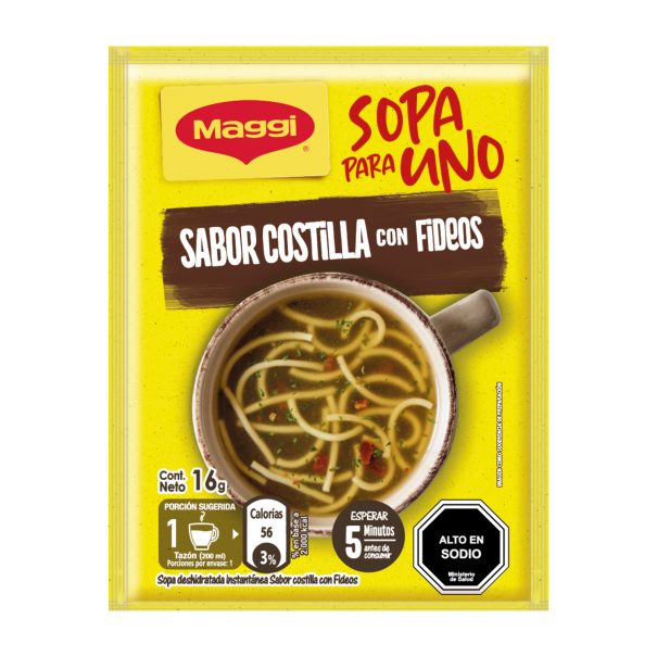 Sopa Para Uno MAGGI Costilla con Fideos | Nestlé Professional