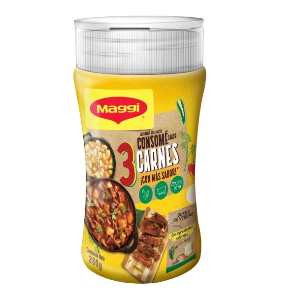 MAGGI® Consomé 3 Carnes Tarro 24x260g | Nestlé Professional
